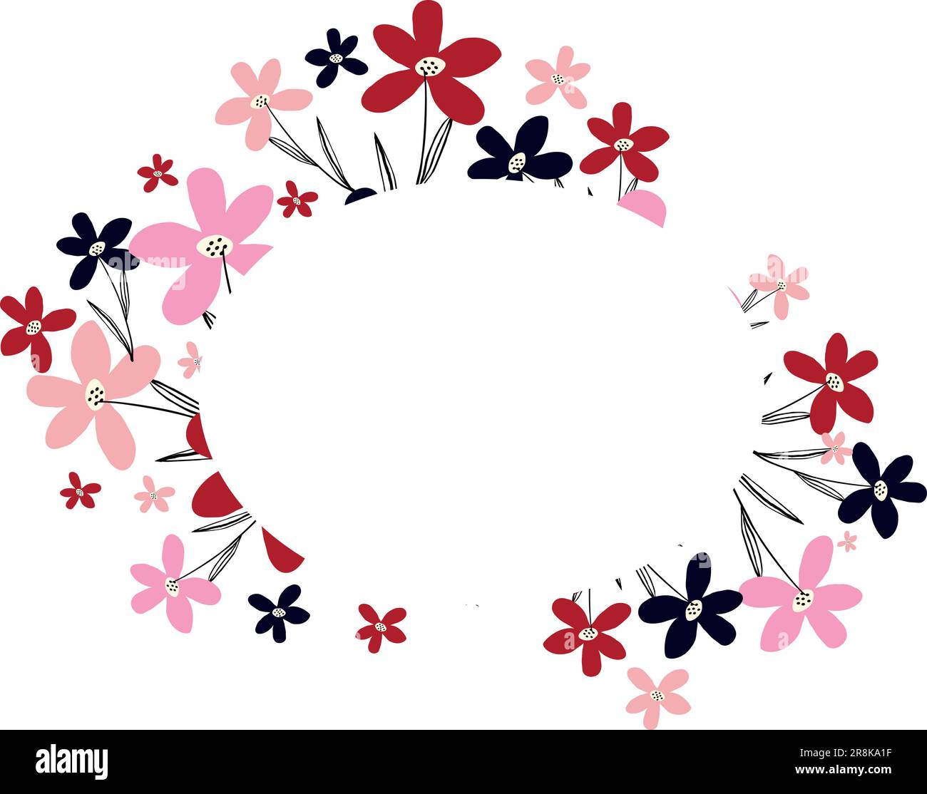 Pink Oval Frame Png
