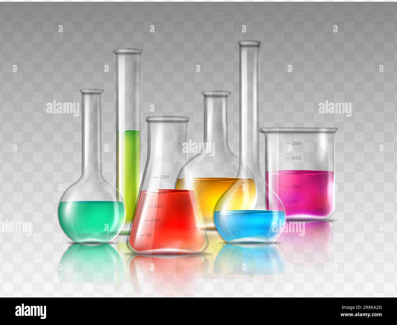 realistic vector icon. Isolated on white background. Laboratory ...