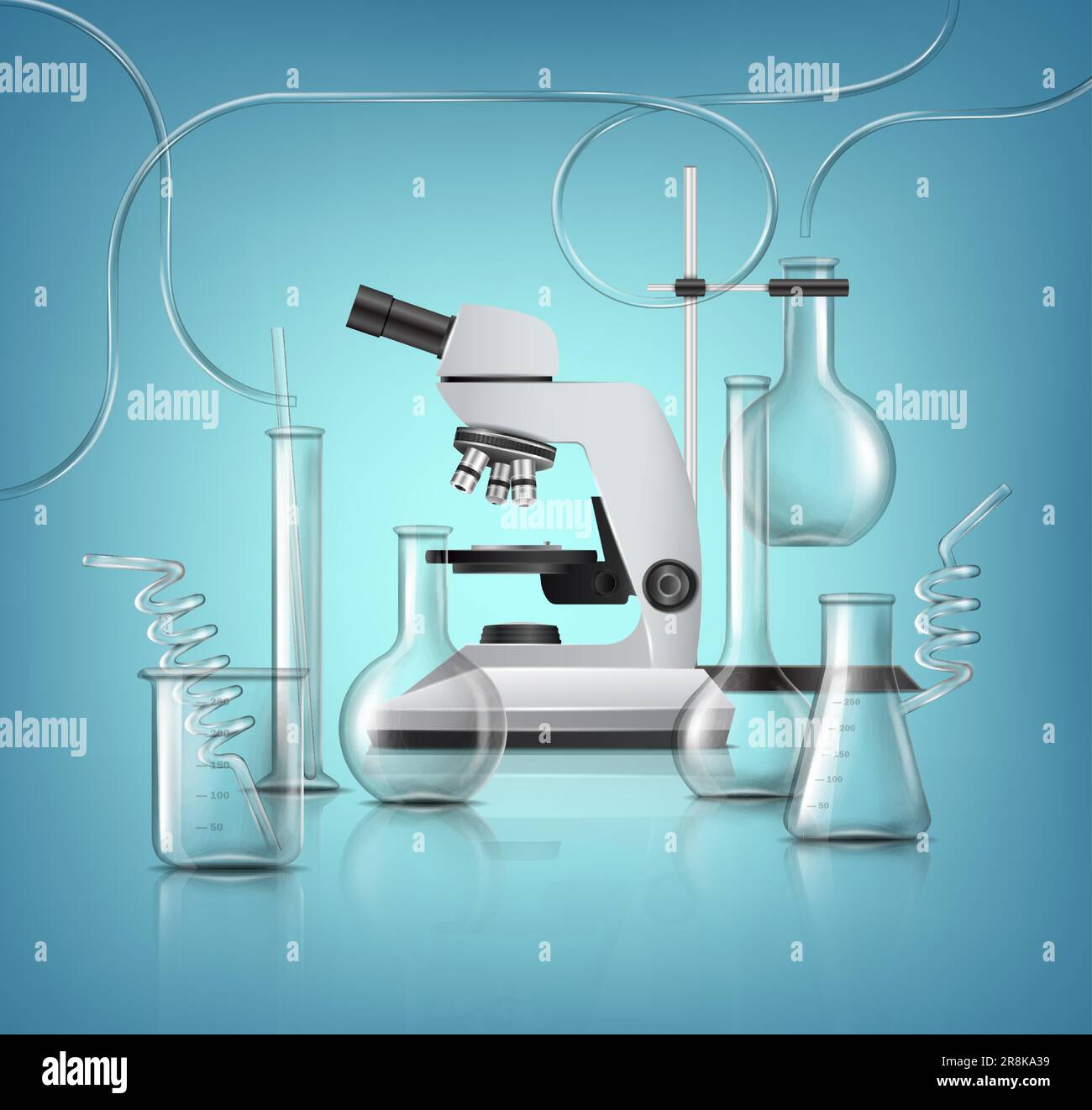 realistic vector icon. Pharmaceutical and medical background ...
