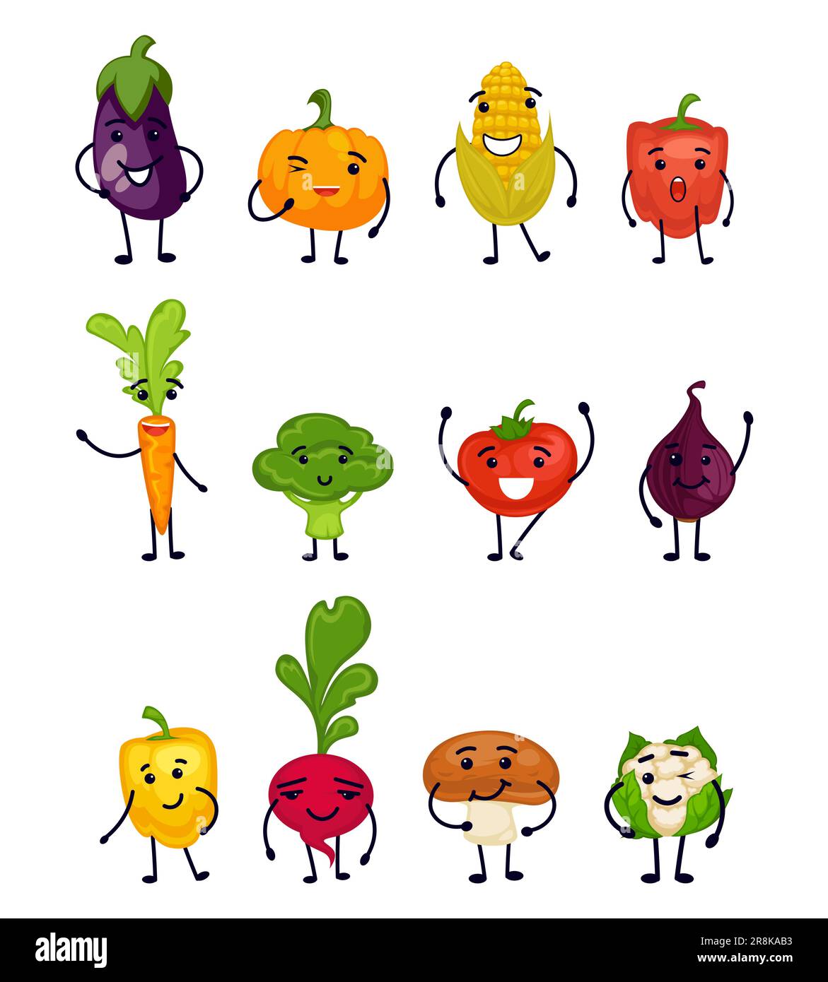 Funny cauliflower cartoon character hi-res stock photography and images ...