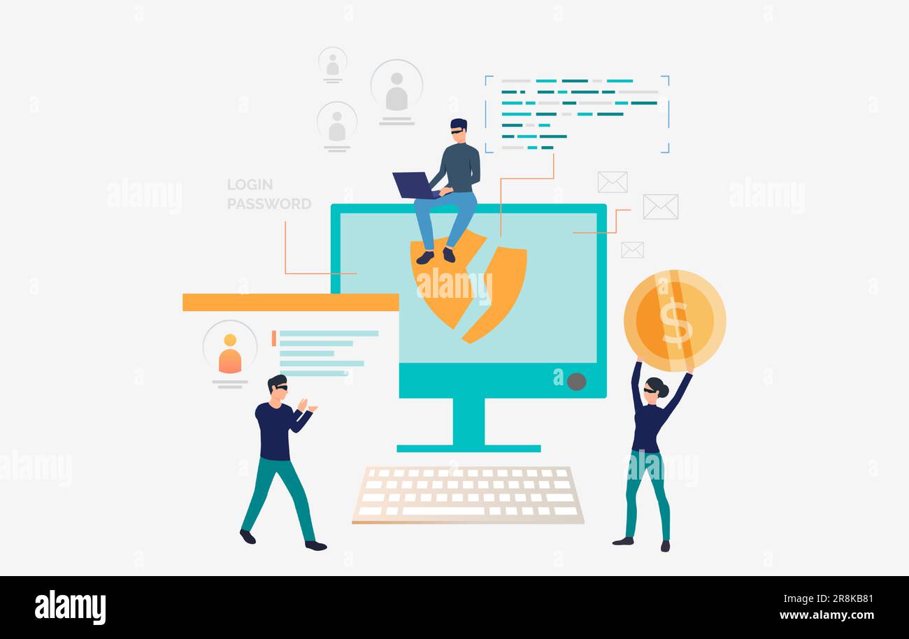 Hackers poster Stock Vector Images - Alamy