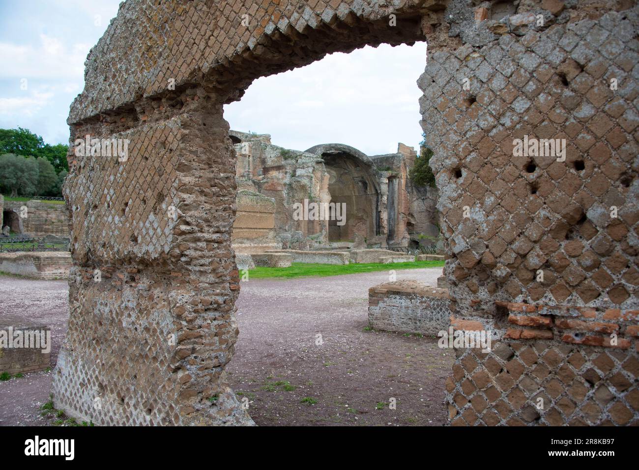 Ruins of Hadrian Villa - Italy Stock Photo - Alamy