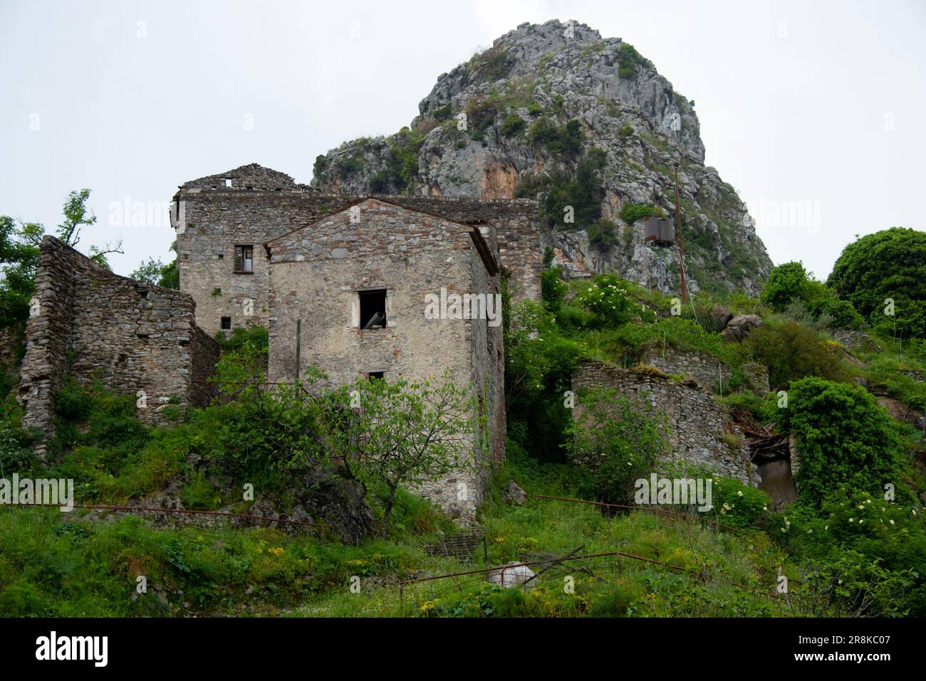 Medieval Village of San Severino di Centola - Italy Stock Photo - Alamy