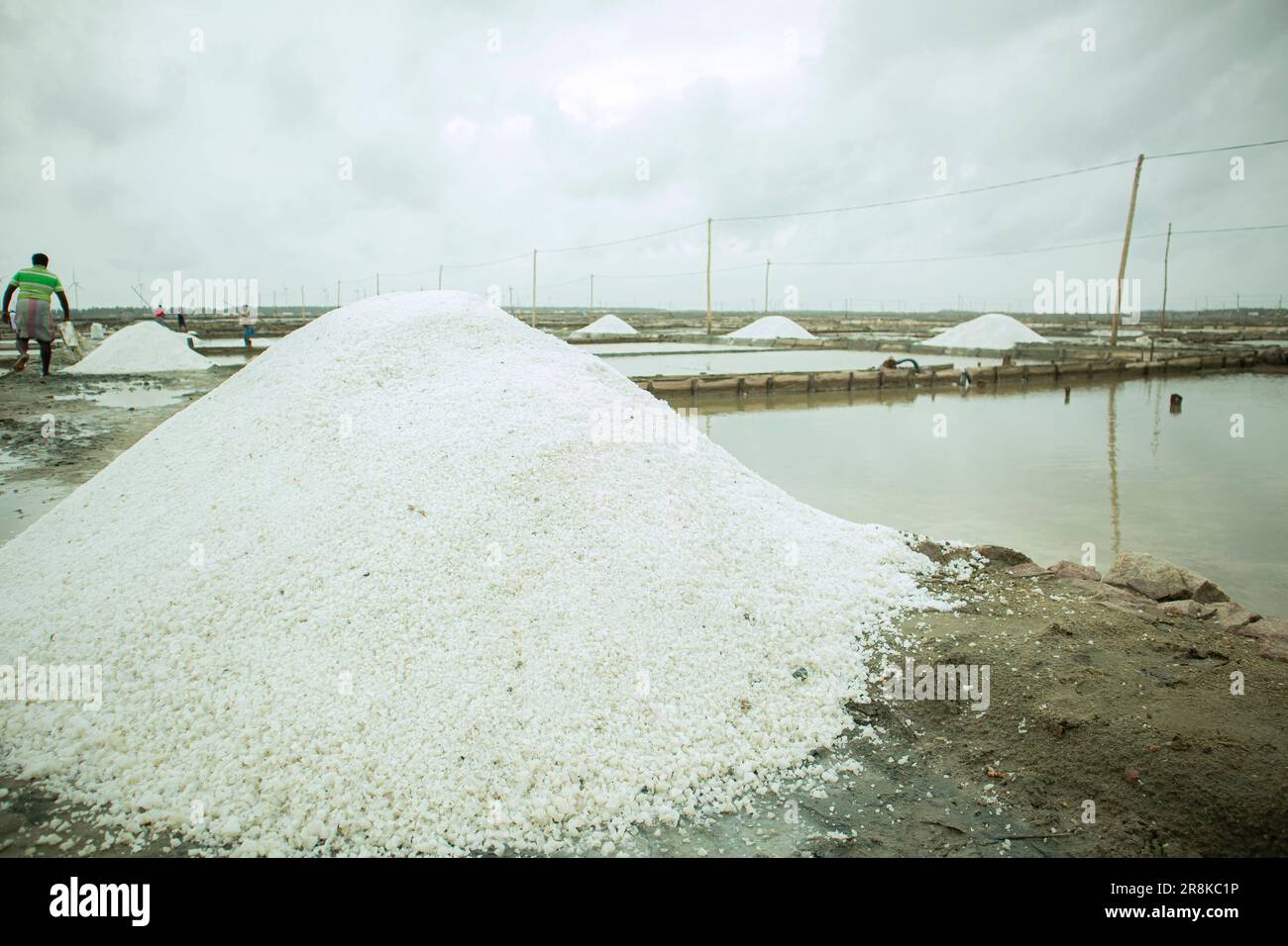 Salt farm in Sri Lanka . Salt farming in Sri Lanka. Salt production ...