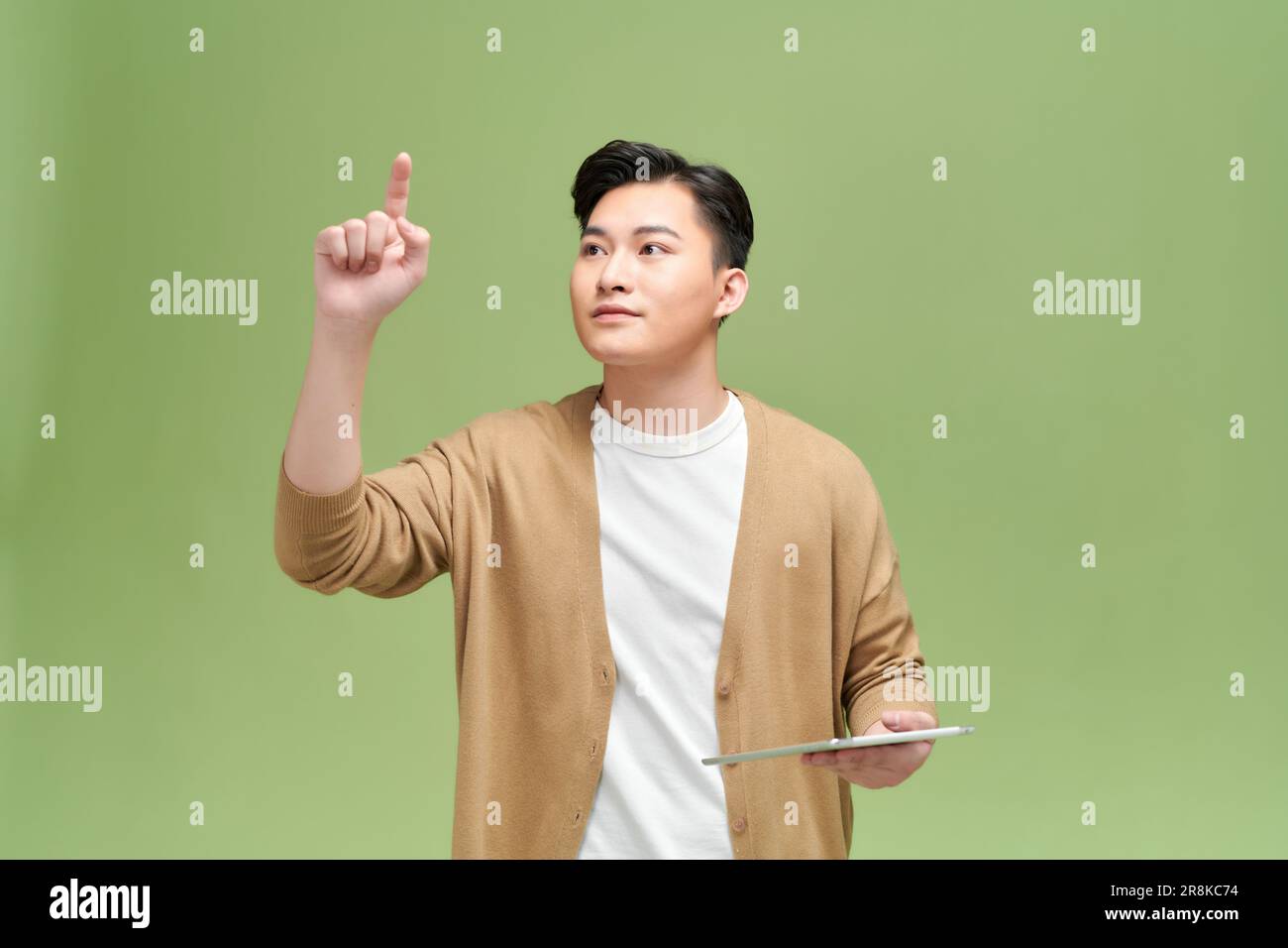 Finger pushing screen hi-res stock photography and images - Alamy
