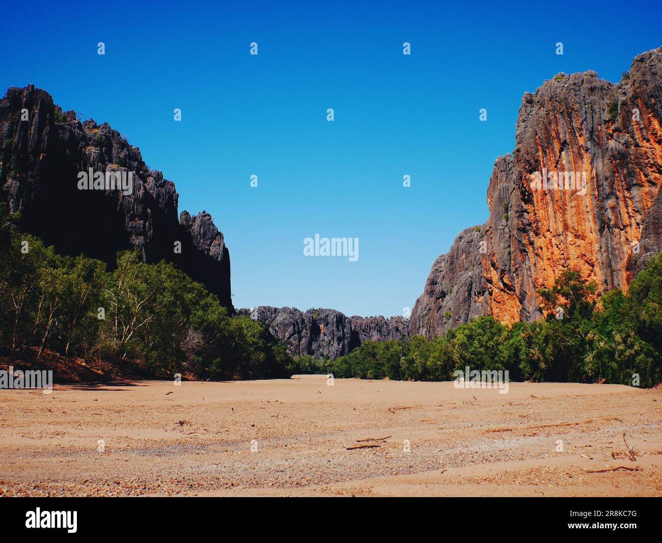 Dry Season at Windjana Gorge, The Kimberley Western Australia Stock ...