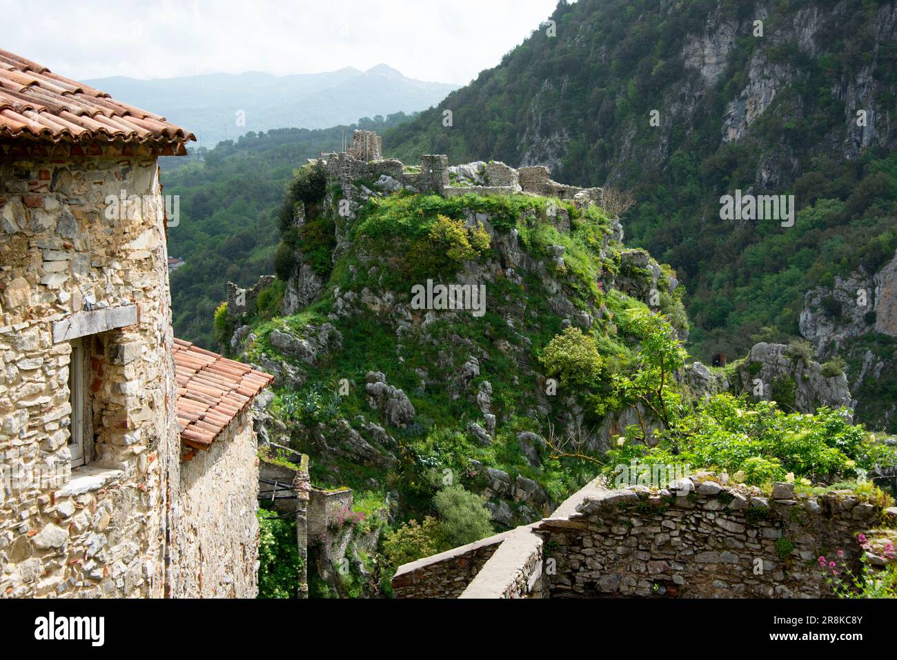 Medieval Village of San Severino di Centola - Italy Stock Photo - Alamy