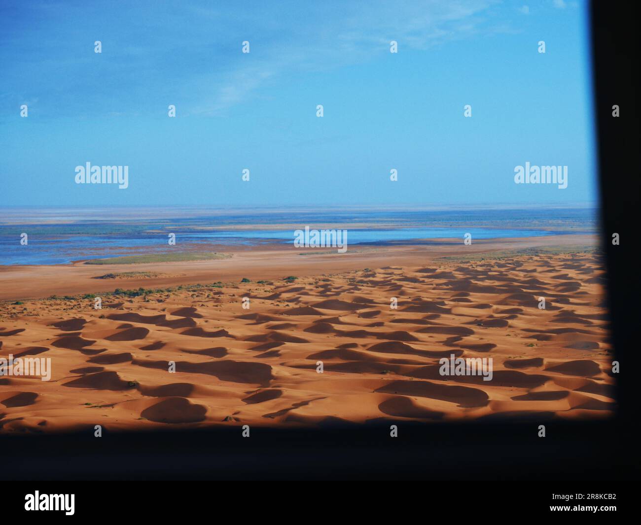 Sandy Desert between Port Hedland and Exmouth Western Australia Stock ...