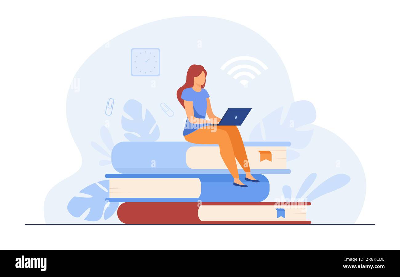 Online courses and student concept Stock Vector Image & Art - Alamy