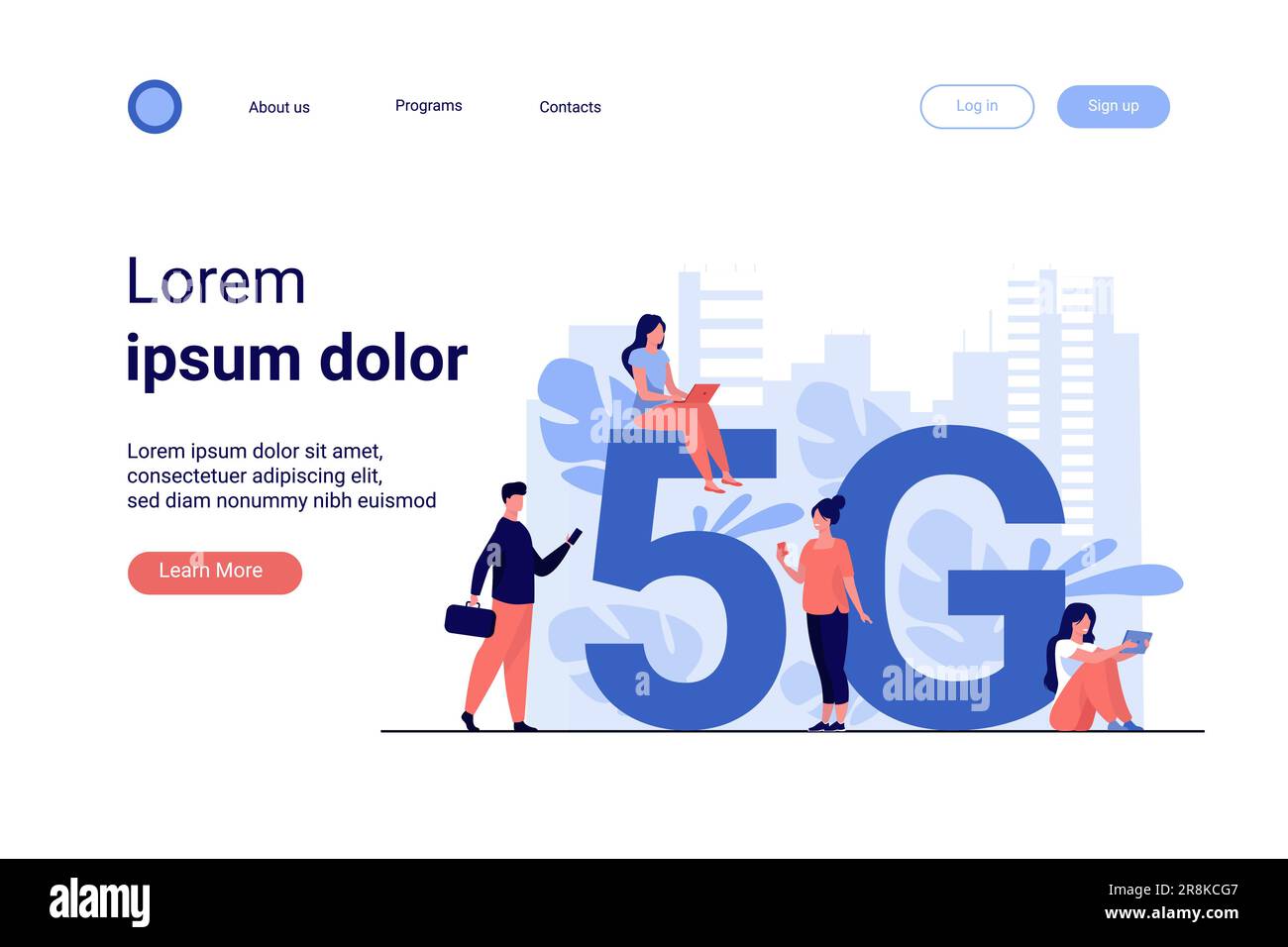 5g technology ai concept Stock Vector Images - Alamy