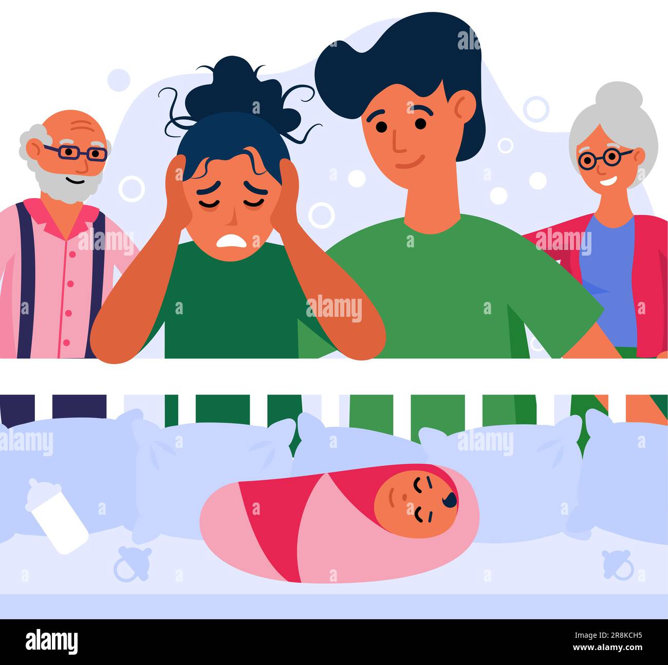 Maternal grandparent Stock Vector Images - Alamy