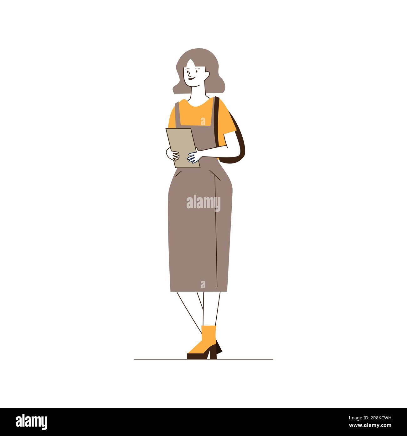 Woman using tablet design Stock Vector Images - Alamy