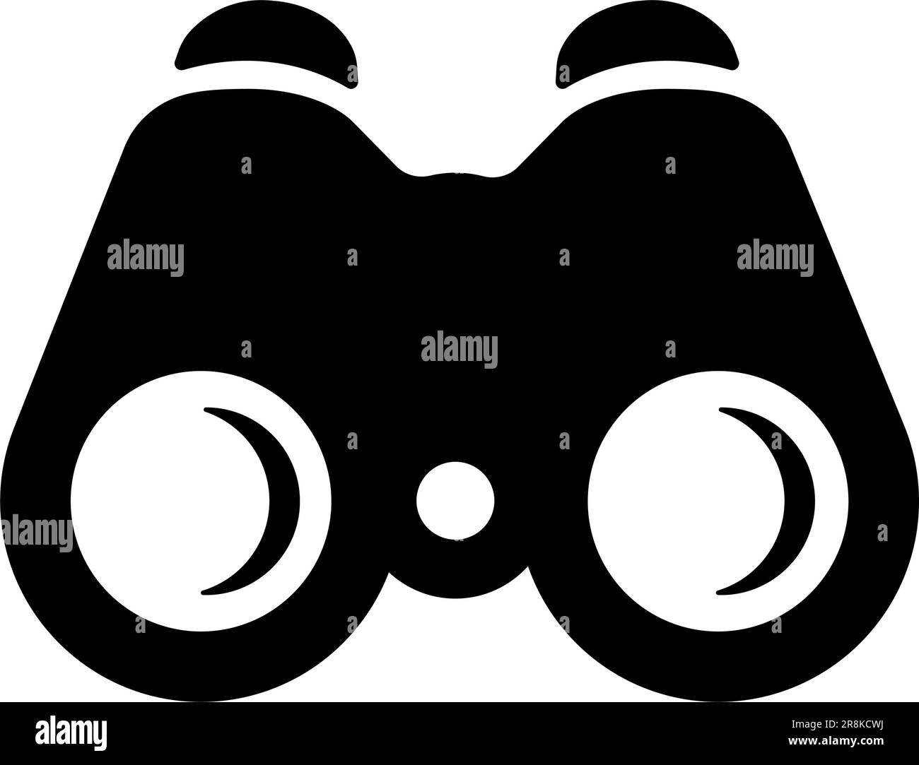 Binoculars, field glasses vector icon illustration Stock Vector Image & Art - Alamy