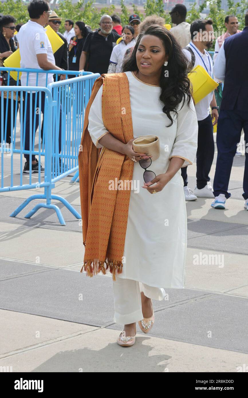 United Nations, New York, USA, June 21, 2023 - Singer Mary Millben at ...