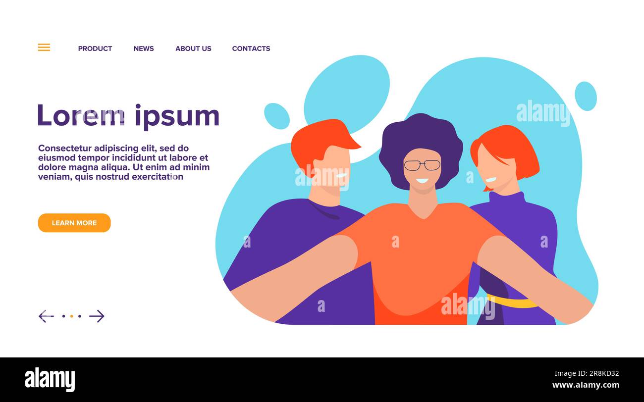 African american group photo Cut Out Stock Images & Pictures - Alamy