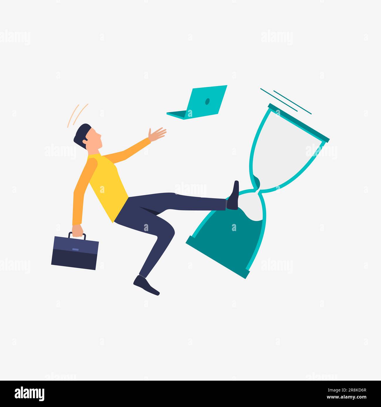 Time management failure vector illustration Stock Vector Image & Art ...