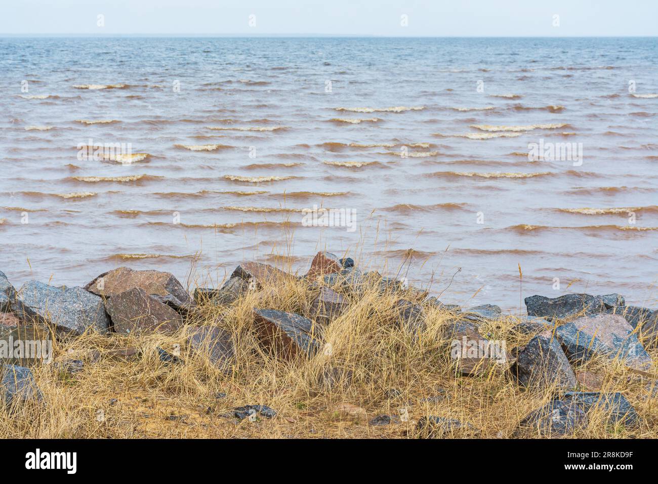 Windy sea shore at Varjakka in Siikajoki Finland Stock Photo - Alamy