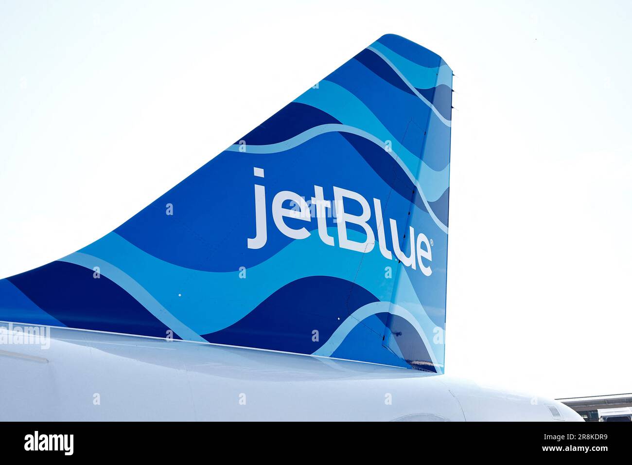 Le Bourget, France. 21st June, 2023. New plane for the company JETBLUE ...