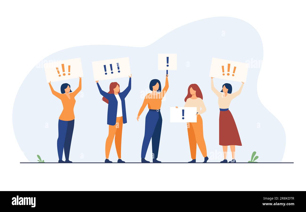 Protesting placard Cut Out Stock Images & Pictures - Alamy