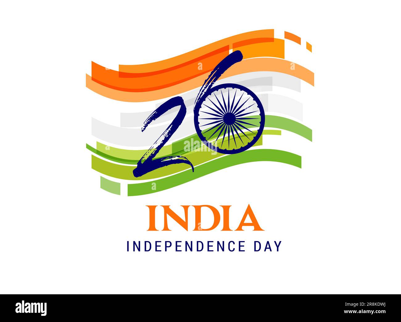 India Independence day, banner, poster and greeting card. 76 Year ...