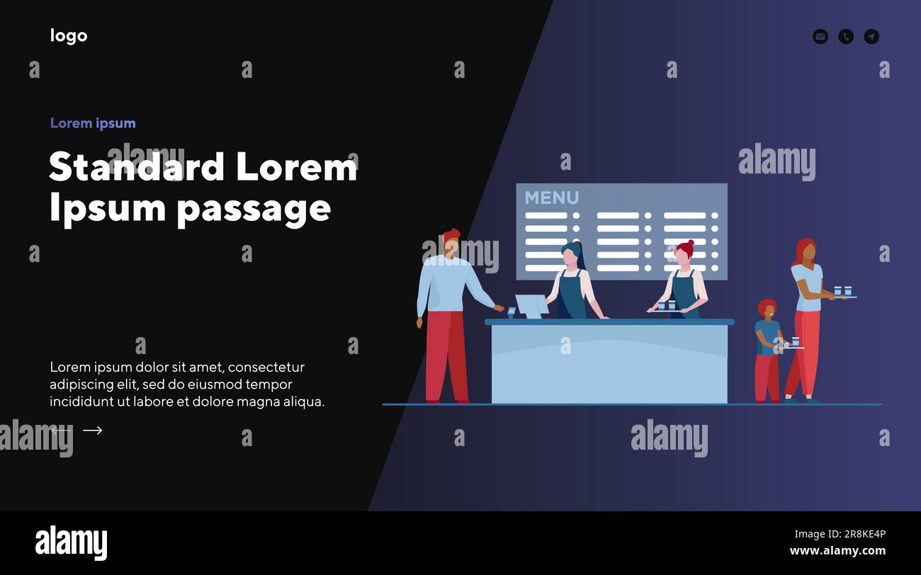Diner counter Stock Vector Images - Alamy