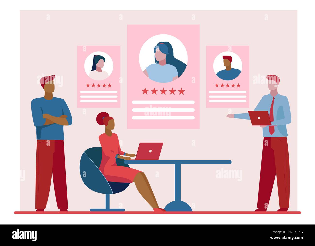 Best employees rating Stock Vector Image & Art - Alamy