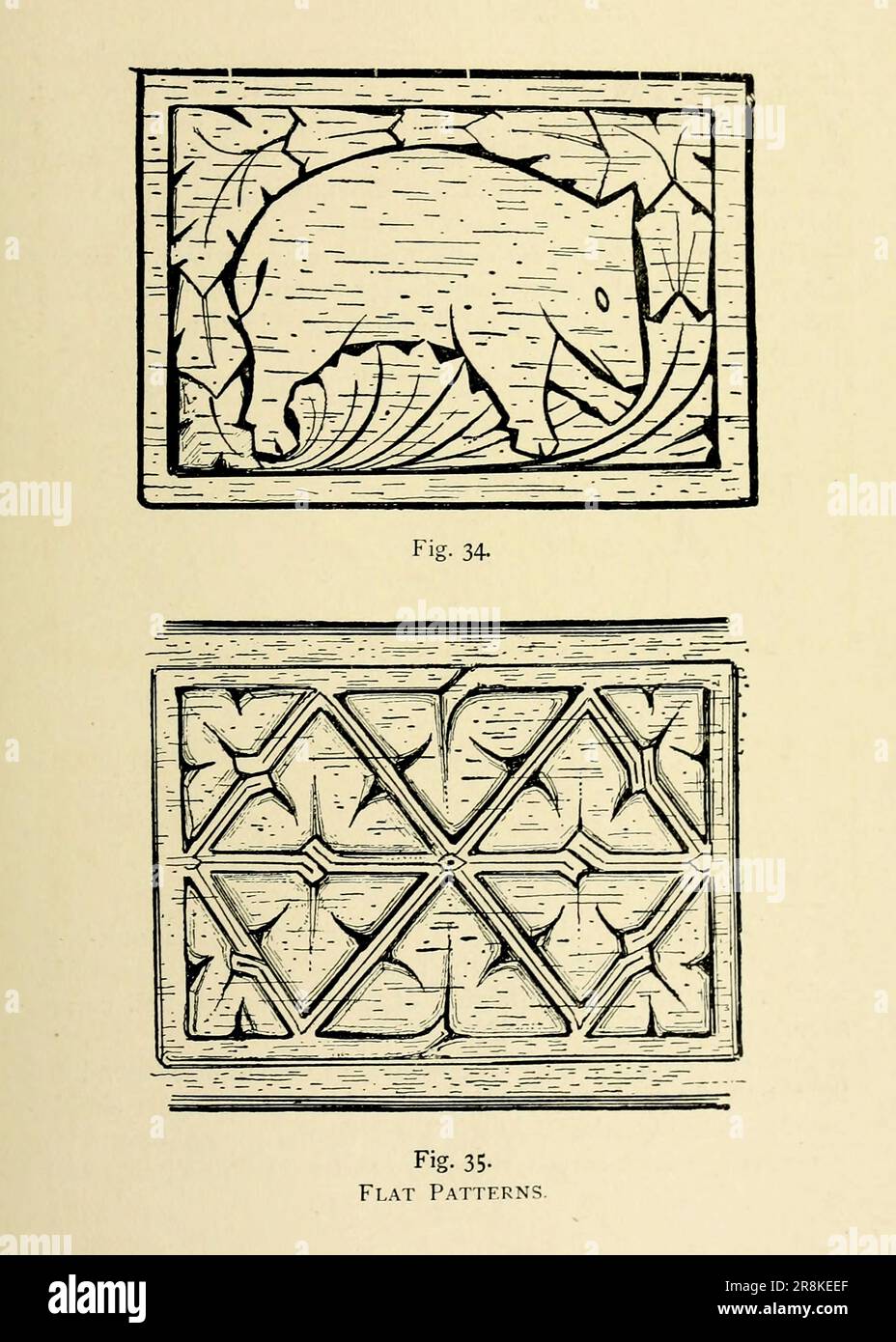 Carving Patterns Drawing