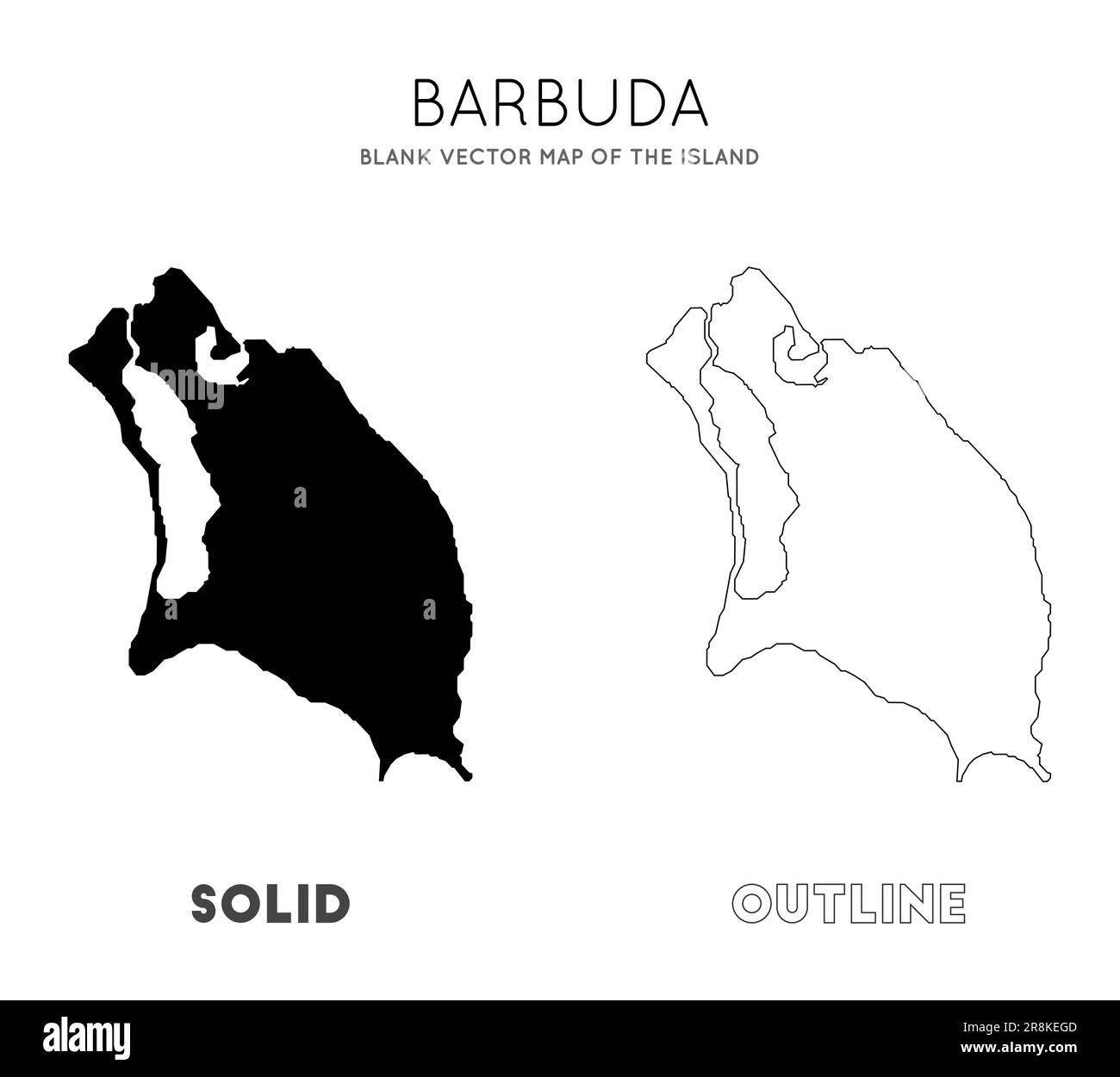 Barbuda map. Blank vector map of the Island. Borders of Barbuda for ... Barbuda map. Blank vector map of the Island. Borders of Barbuda for ...