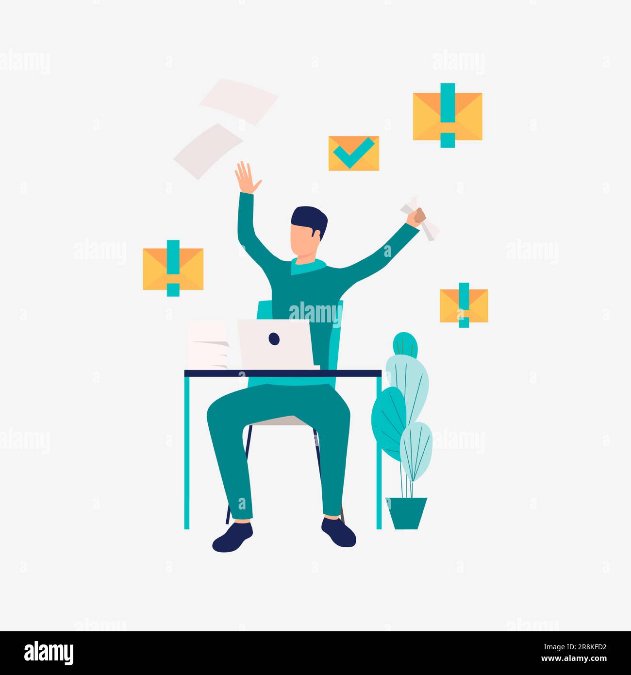 Completing task Stock Vector Images - Alamy