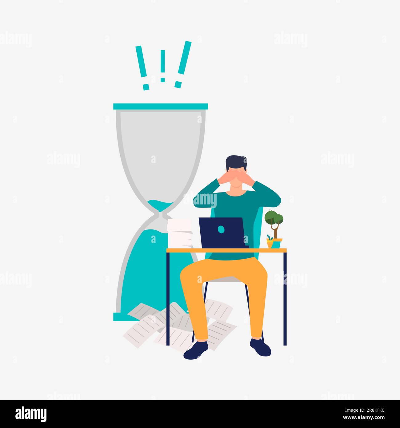 Working night office night Cut Out Stock Images & Pictures - Alamy