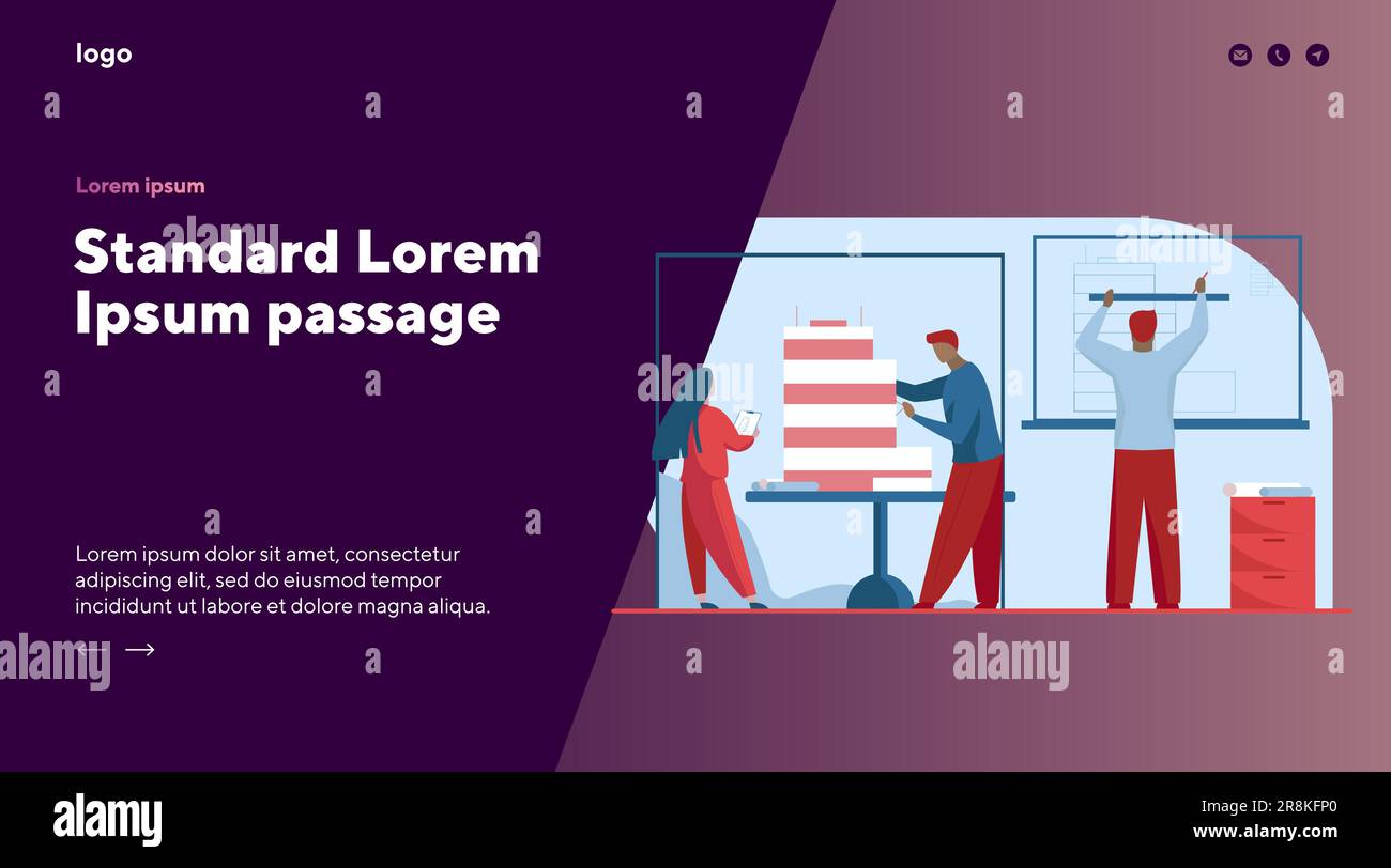 Maquette Stock Vector Images - Alamy