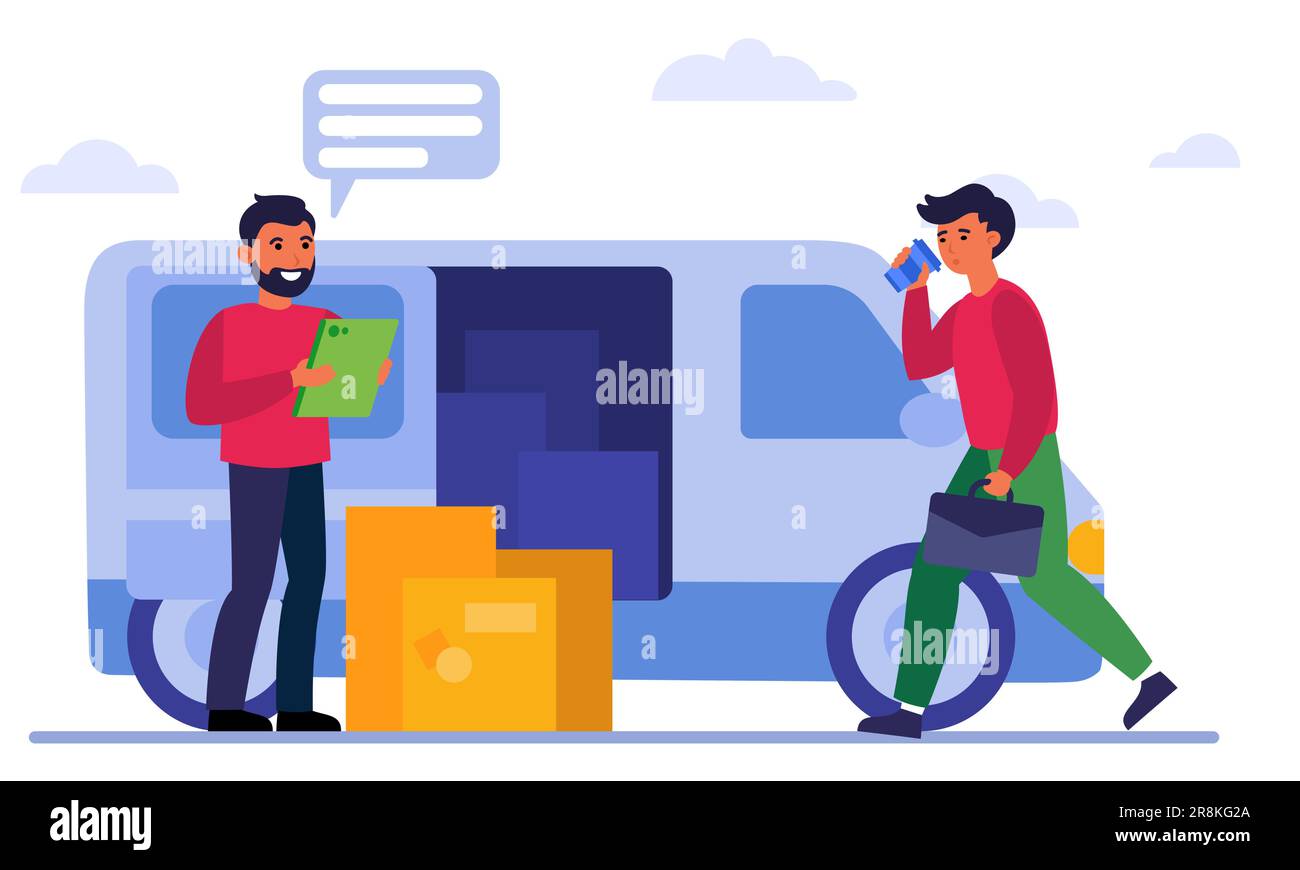 Delivered order package Cut Out Stock Images & Pictures - Alamy