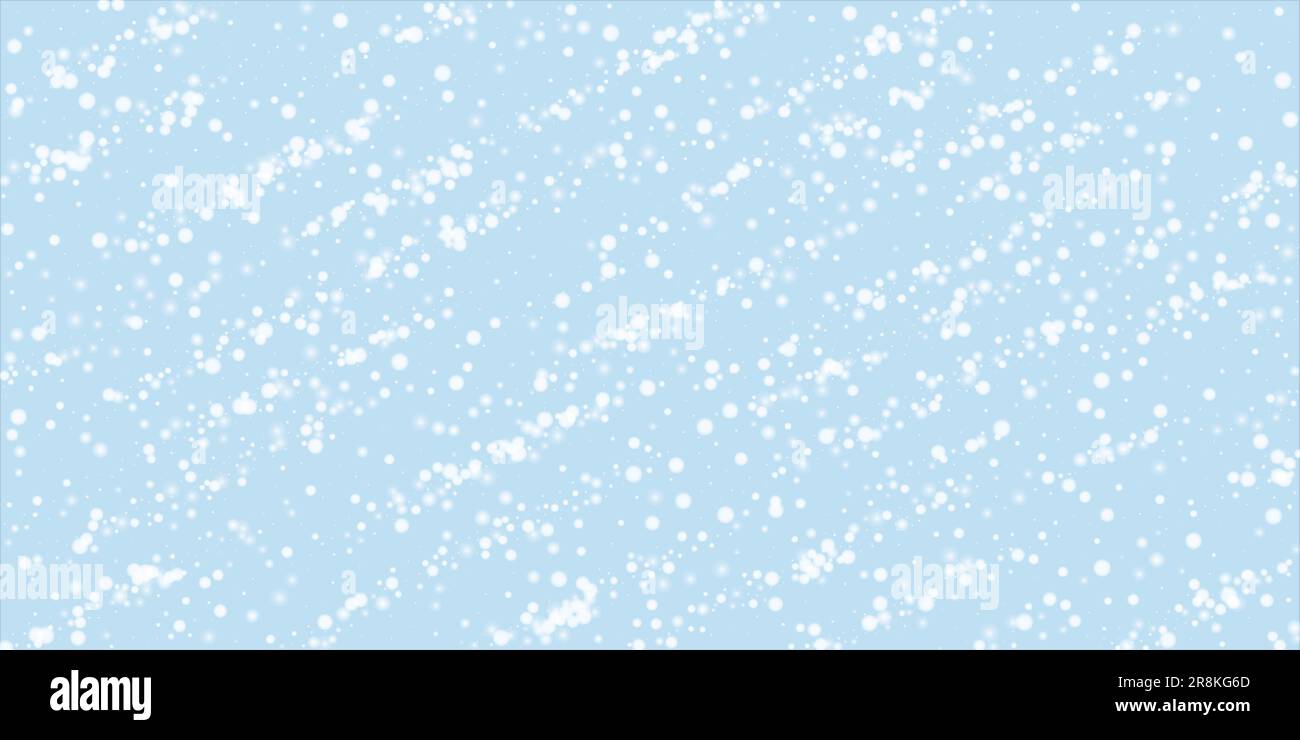 Snowfall overlay christmas background. Subtle flying snow flakes and ...