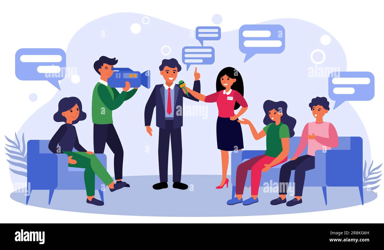 Live tv studio audience Stock Vector Images - Alamy