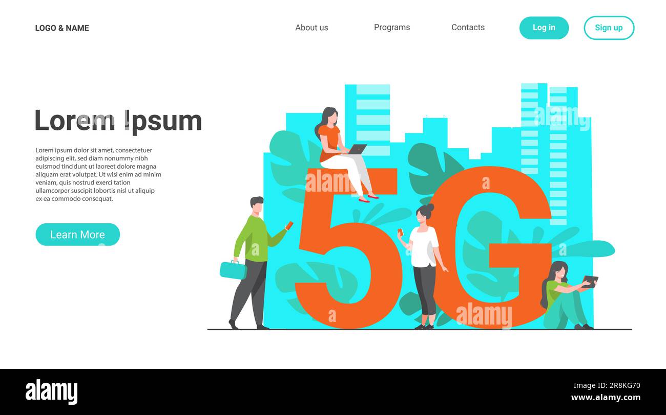 5G networks and telecom concept Stock Vector Image & Art - Alamy