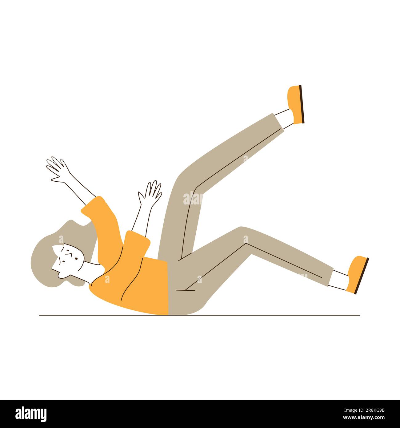 Falling woman graphic hi-res stock photography and images - Alamy