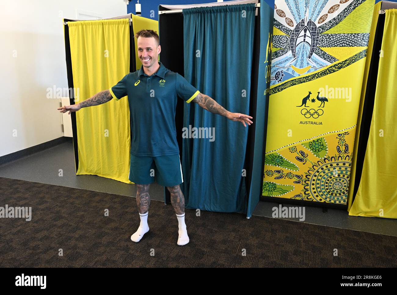 Brisbane, Australia. 22nd June, 2023. Olympic Gold Medalist BMX ...
