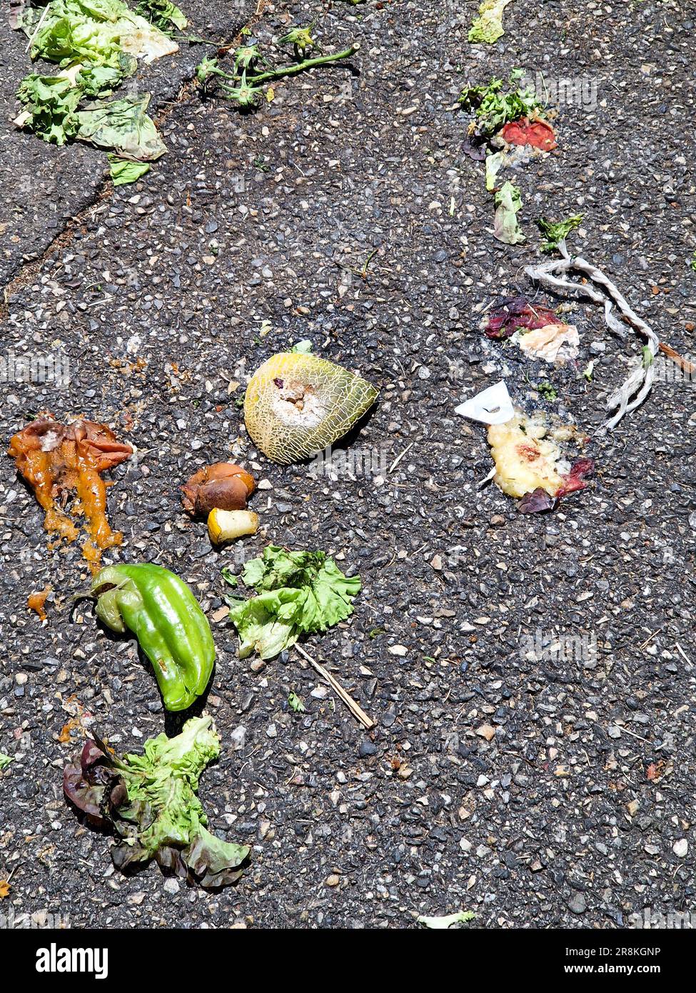 Food wastage: Damaged vegetables, Lyon, France Stock Photo - Alamy