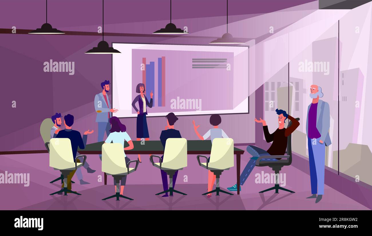 Managers presenting diagrams to partners Stock Vector Image & Art - Alamy Managers presenting diagrams to partners Stock Vector Image & Art - Alamy