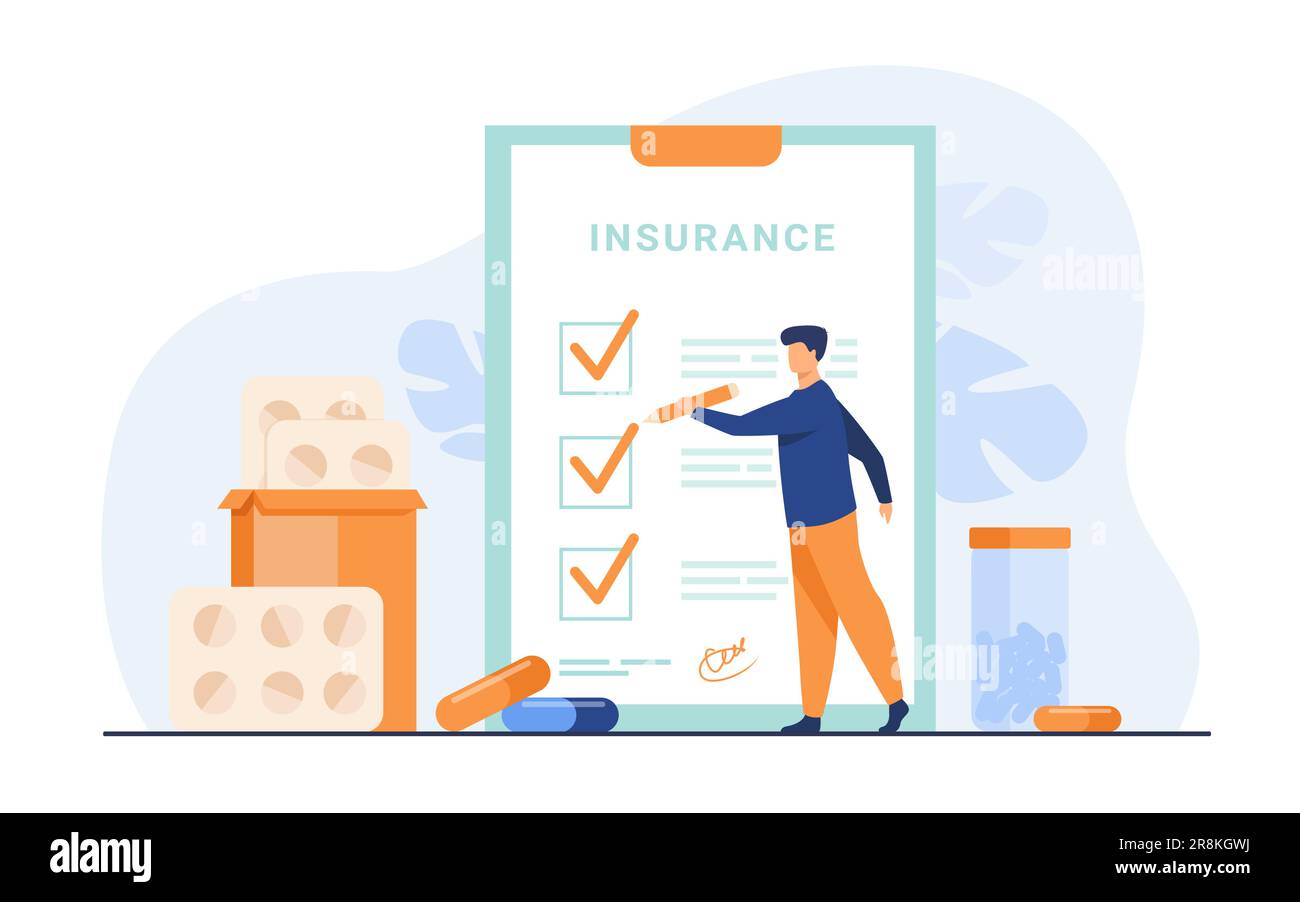 Health insurance agreement Stock Vector Image & Art - Alamy