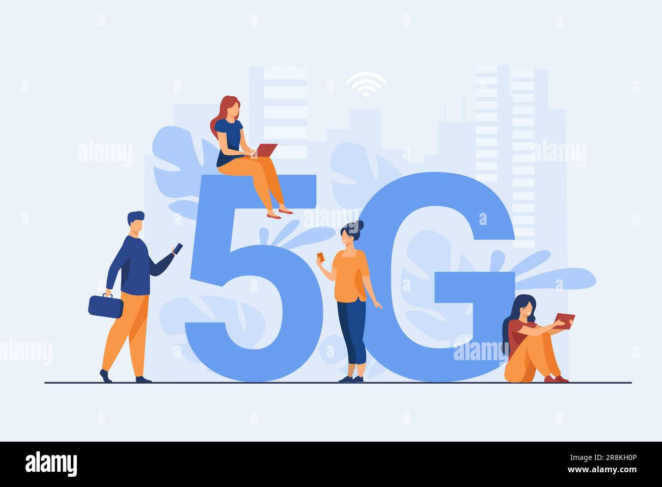 Cellular and broadband networks Stock Vector Images - Alamy