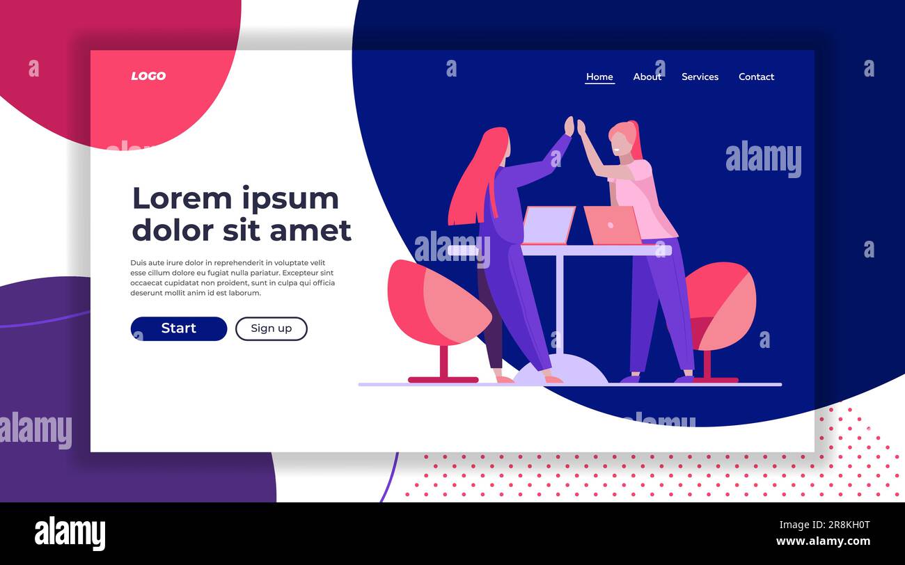 Business colleagues celebrating success Stock Vector Image & Art - Alamy