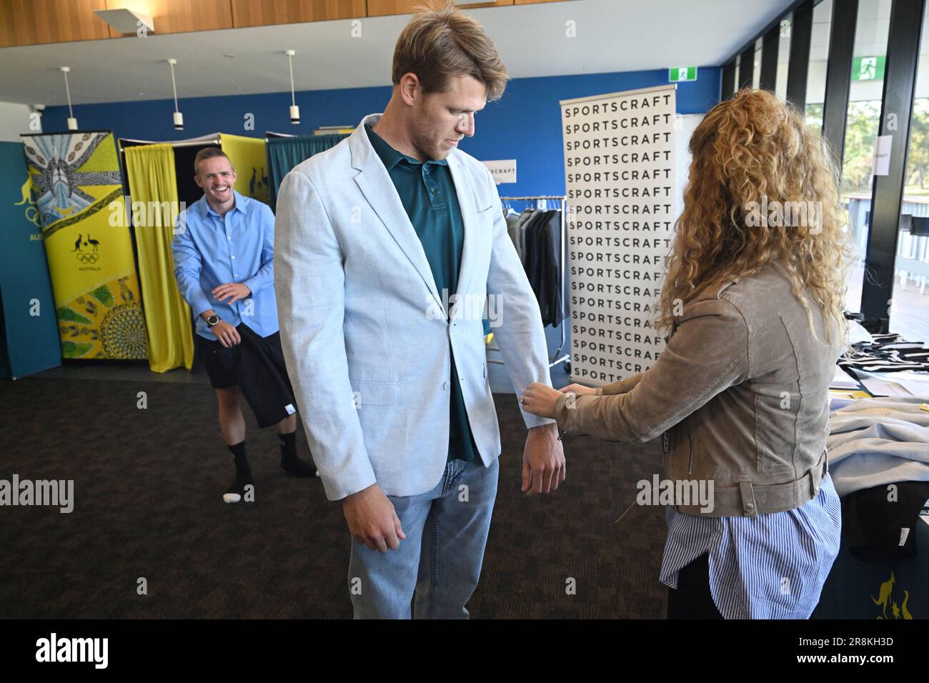 Brisbane, Australia. 22nd June, 2023. Olympic K2 1000-metre canoe ...