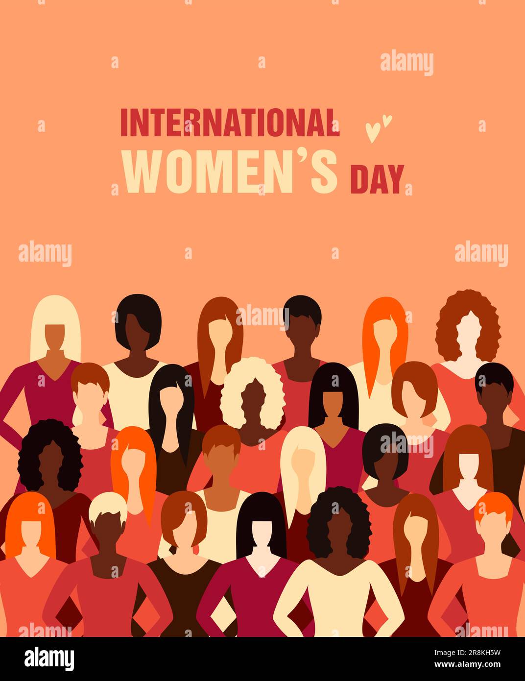 Group of women with colors Stock Vector Images - Alamy
