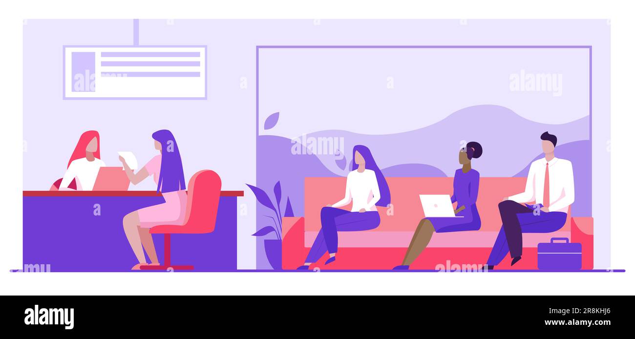 Client service bank reception Cut Out Stock Images & Pictures - Alamy