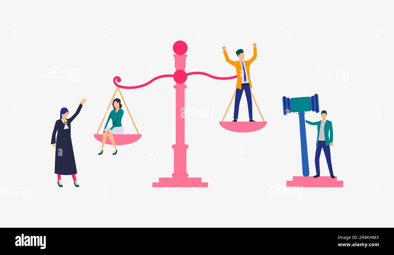 Judgement of people illustration Stock Vector Image & Art - Alamy