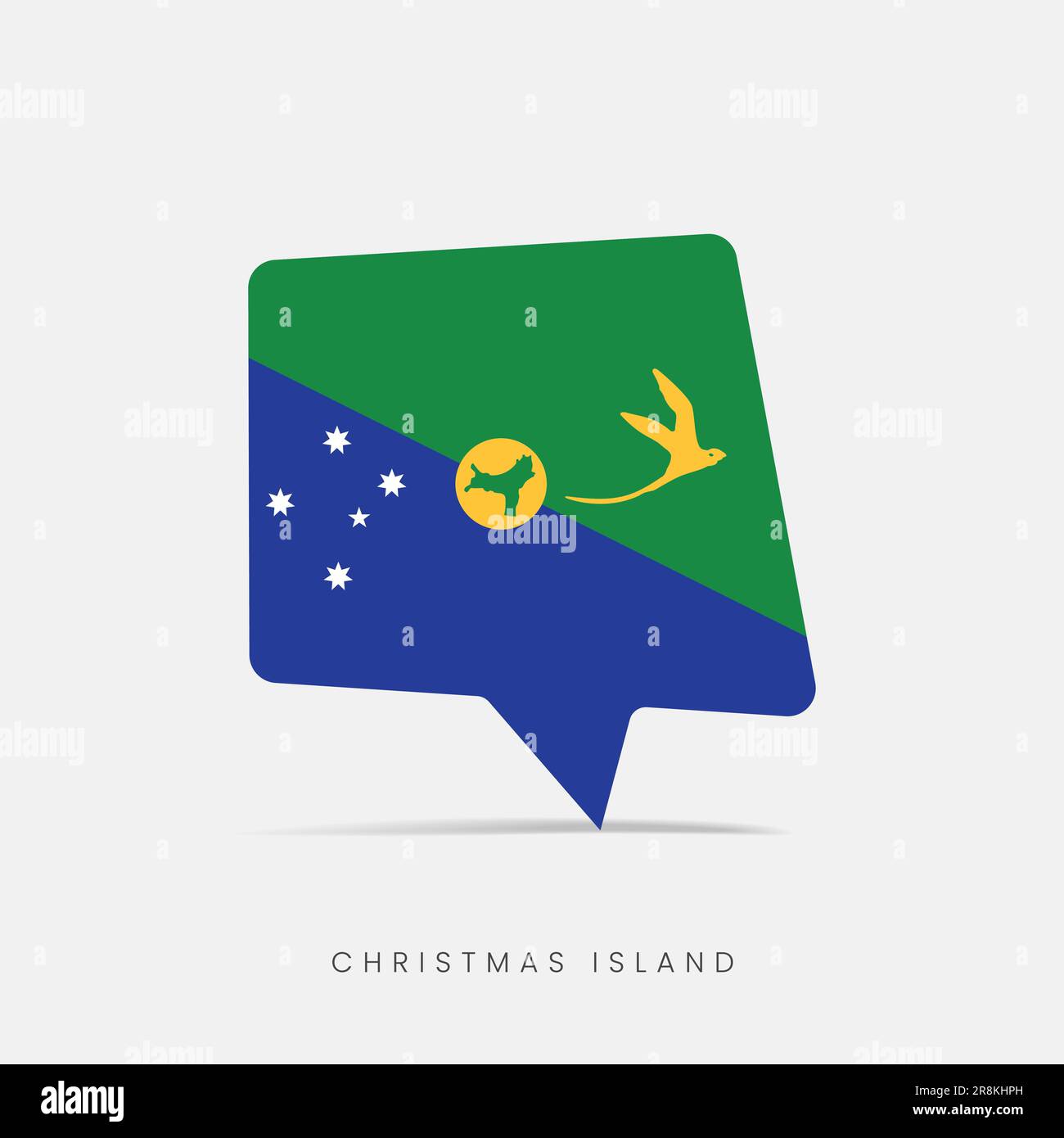 Speech bubble christmas message Stock Vector Images - Alamy