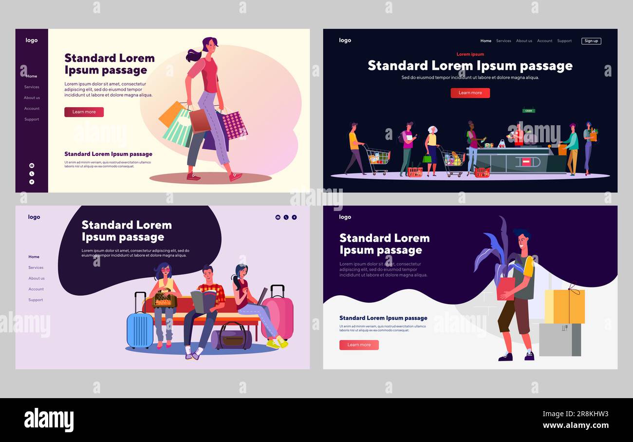 Public places cartoon hi-res stock photography and images - Alamy