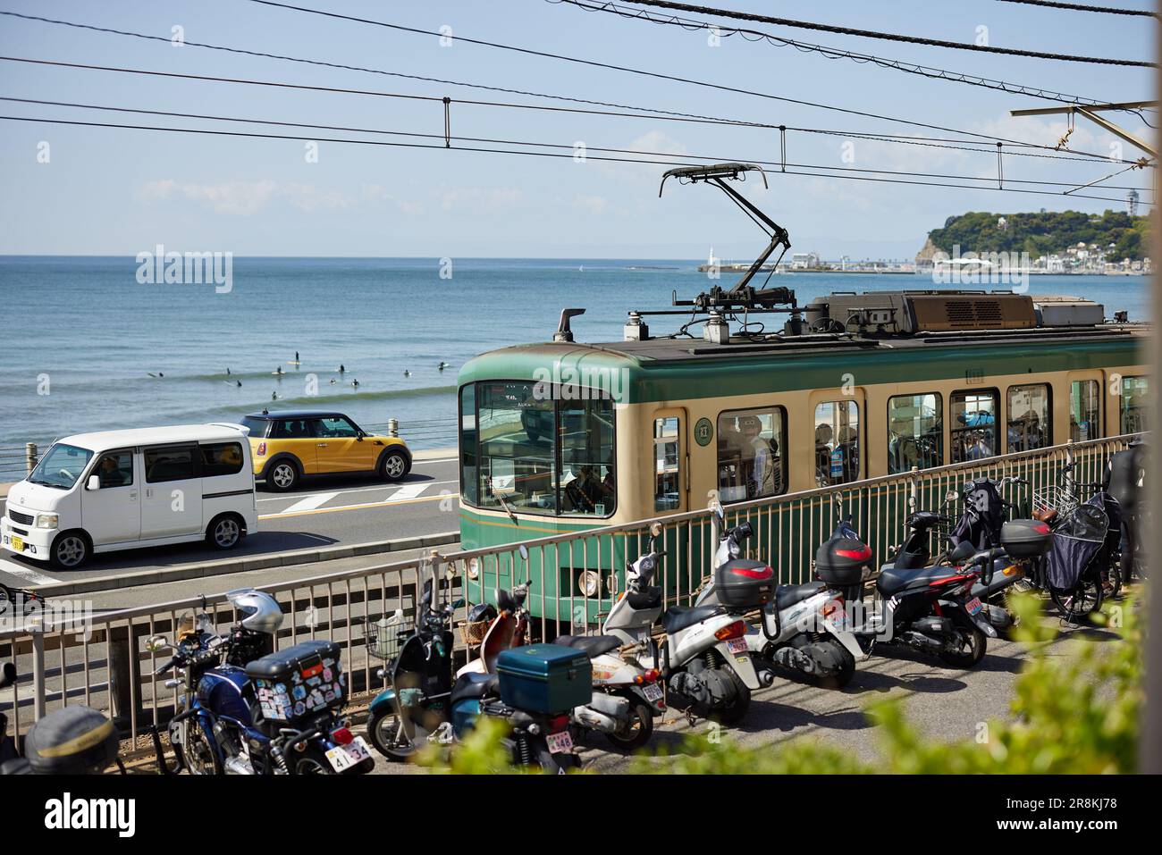 Enoshima Electric Railway, Kanagawa Prefecture, Japan Stock Photo - Alamy