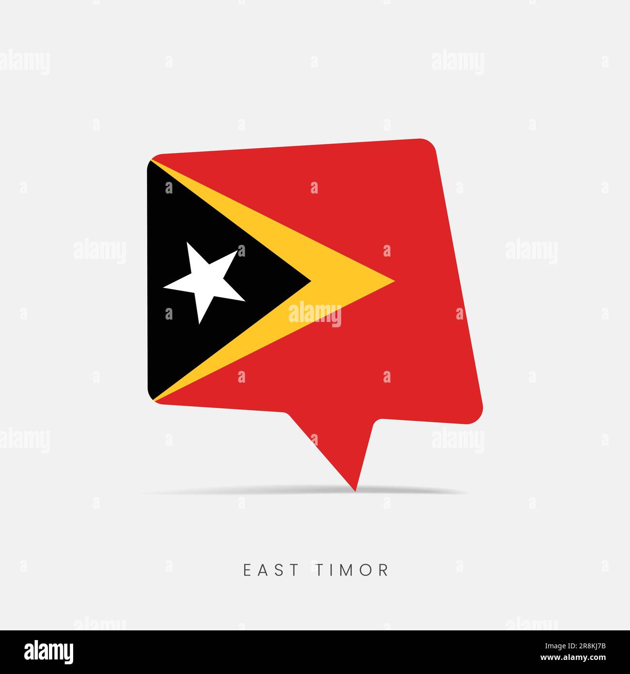 Flag map of east timor hi-res stock photography and images - Alamy